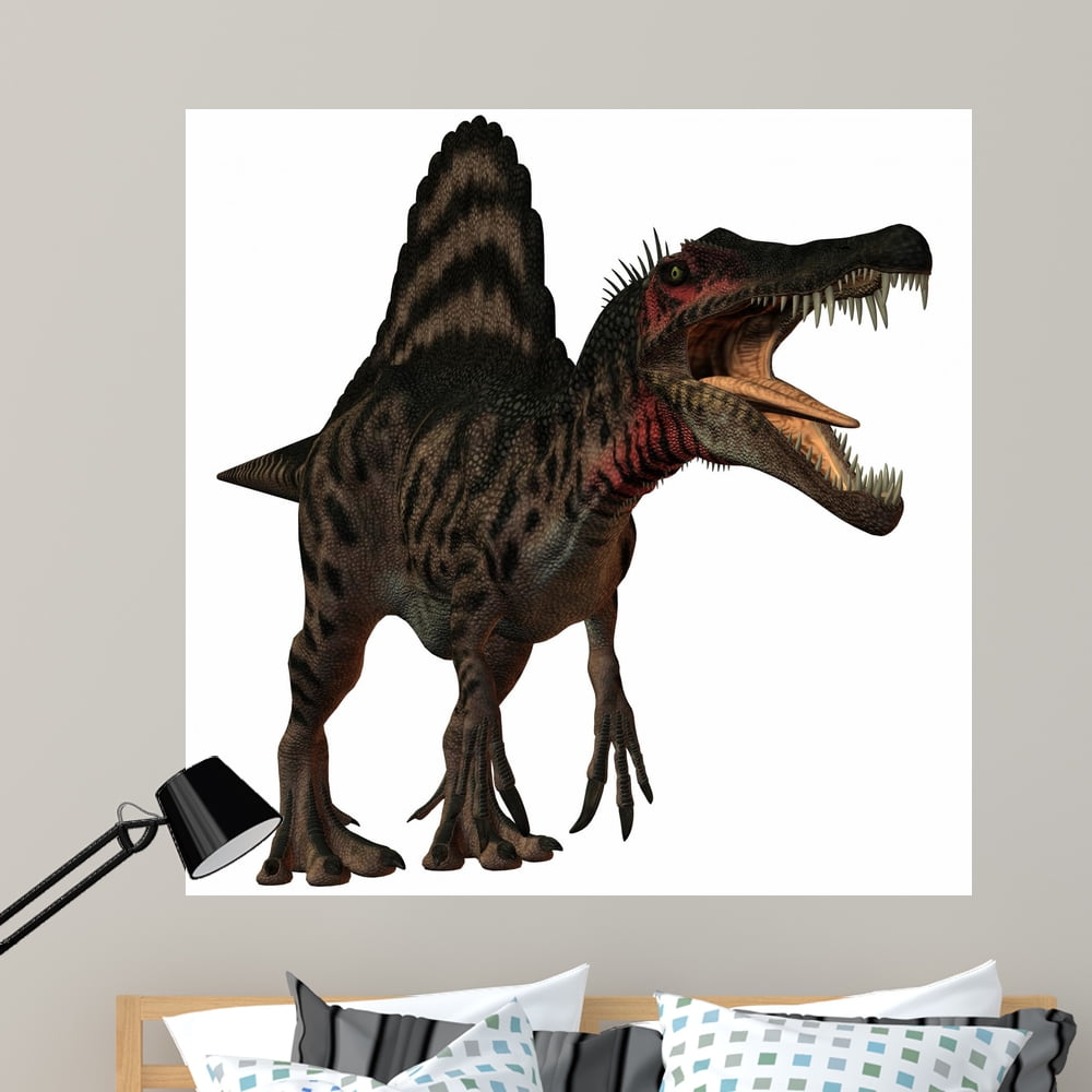 Spinosaurus-3d Dinosaur Wall Mural Decal Sticker, Wallmonkeys Peel ...