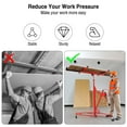 Drywall Lift 11FT, Drywall Lifter Panel Jack, 150LBS Heavy Duty ...