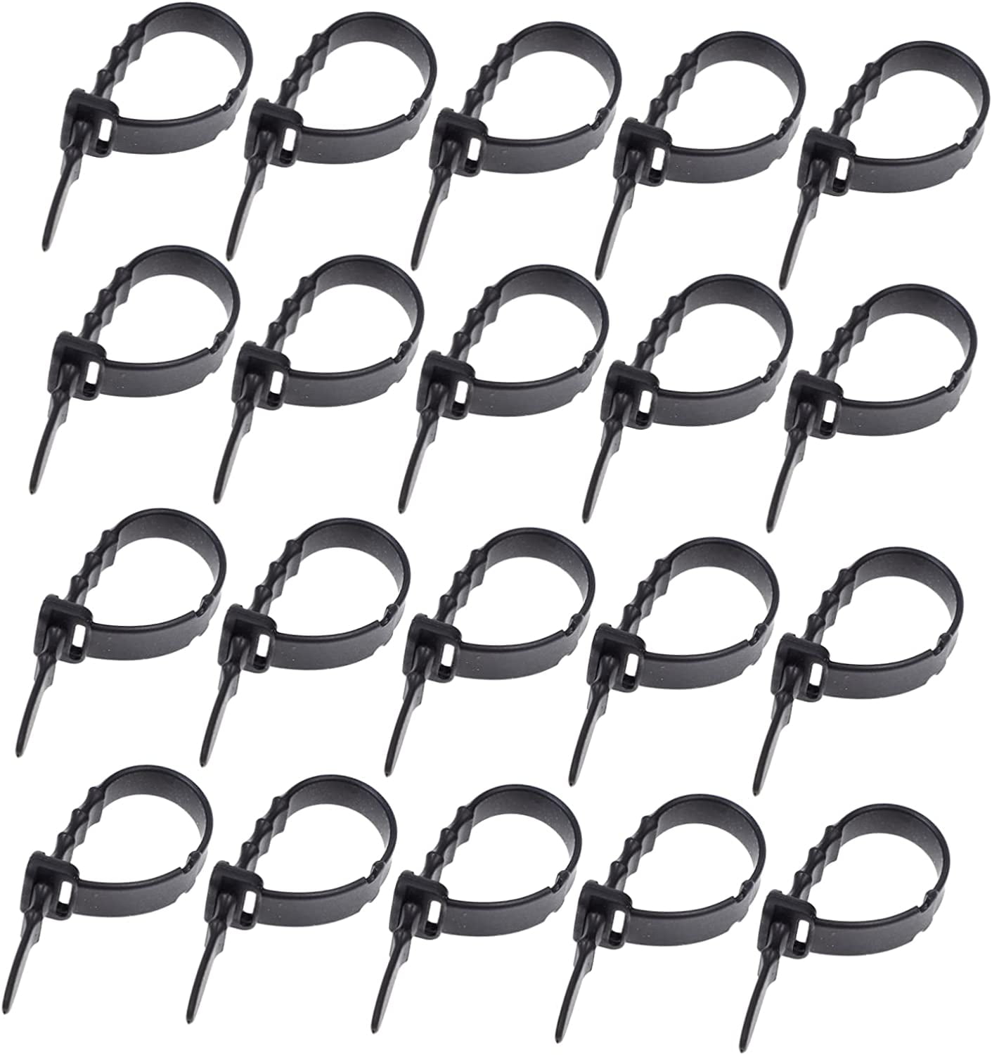 40 Pcs Cable Tie USB y Cable Cord Ties for Electrical Cords Silicone ...