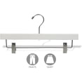 Free Shipping! International Hanger Wooden Bottom Hangers with Clips ...