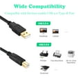 XBOHJOE USB Printer Cable 30FT – USB 2.0 Type A to Type B High-Speed ...