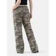 No Boundaries Wide Leg Cargo Pants, 29.5'' Inseam, Women's and Women's ...