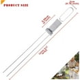6Pc Roasting Sticks 13 Inch Long Cooking Fork for Kitchen, Stainless ...