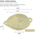 2 Piece Ceramic Decorative Bowl, Handmade Key Bowl for Entryway Table ...