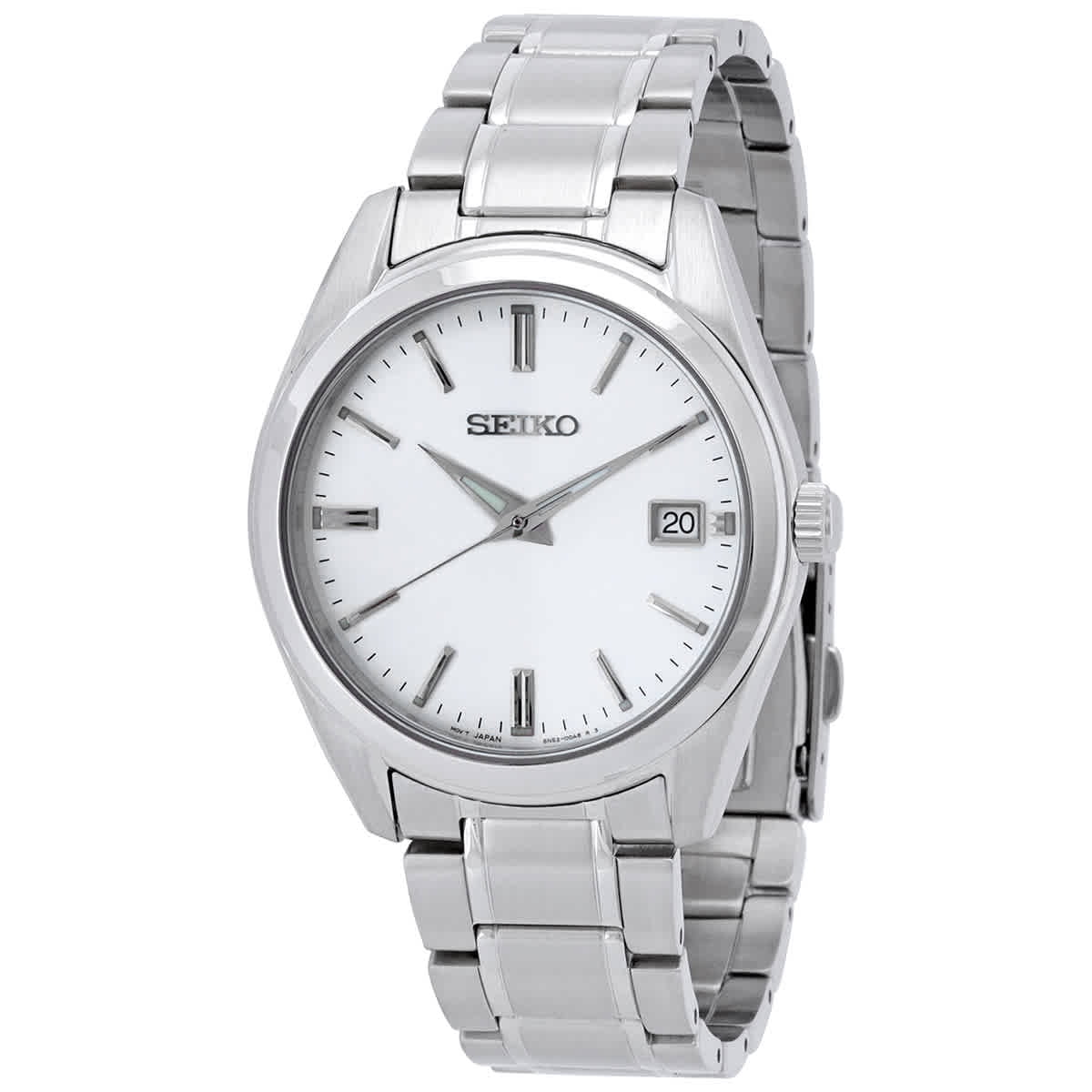 Seiko Essentials Quartz Silver Dial Men's Watch SUR307P1 - Walmart.com