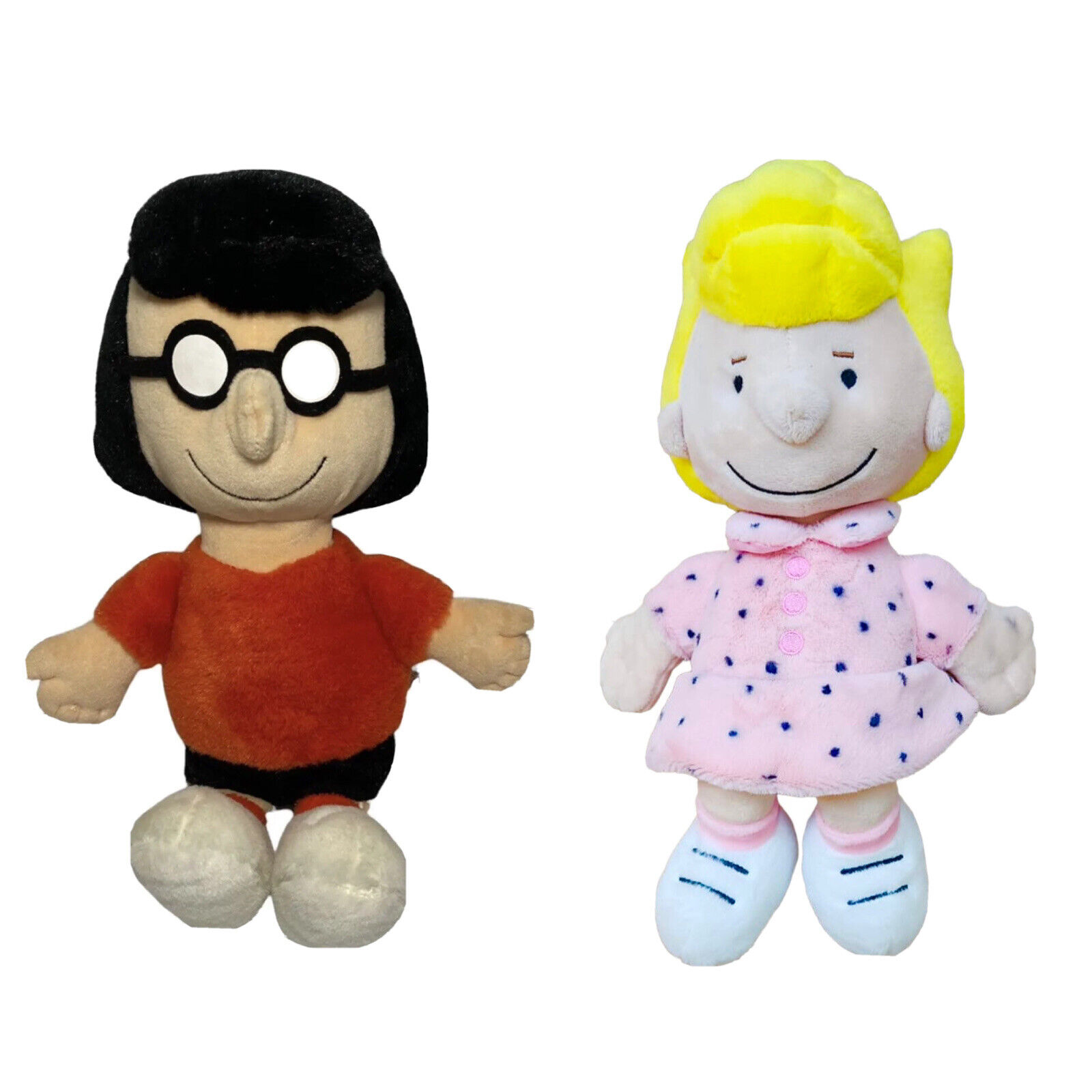 Plush 12" Marcie Marcy Red & Sally Set Peanuts HOLIDAY Rare Christmas ...