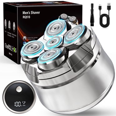5 in 1 Head Shavers for Bald Men, MHKJP Beard Shaver Rechargeable Men's ...