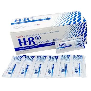 HR One Shot Lubricating Jelly Sterile 3 Gram Individual Packet 1 Each ...