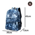 Preston Playz Blue School Backpack with Starry Lightning Graphics ...