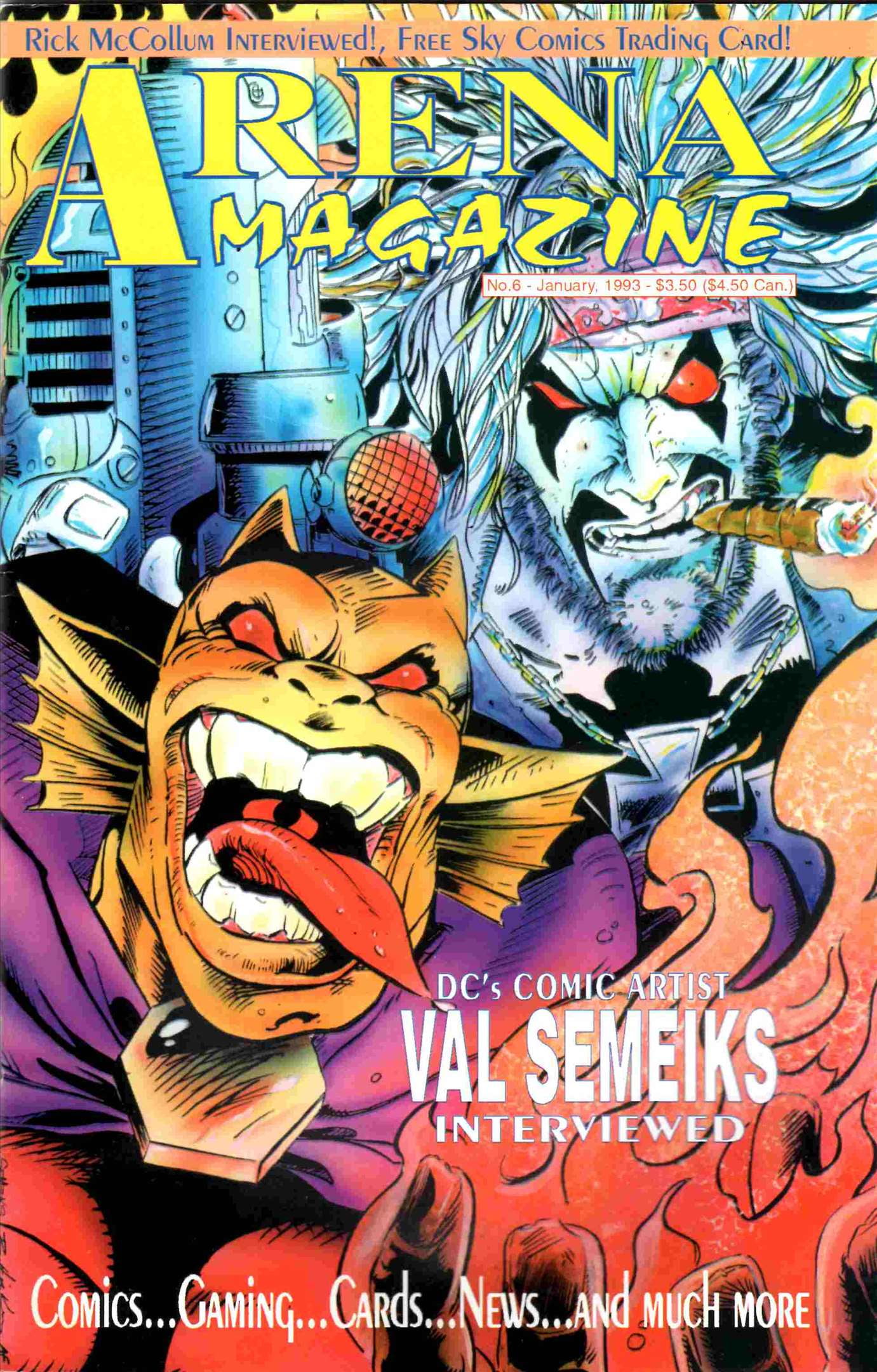 Arena Magazine #6 VF ; Arena Comic Book - Walmart.com