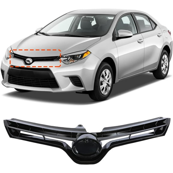 Front Bumper for 2012 2013 2014 2015 Toyota Tacoma,Black & Silver ...