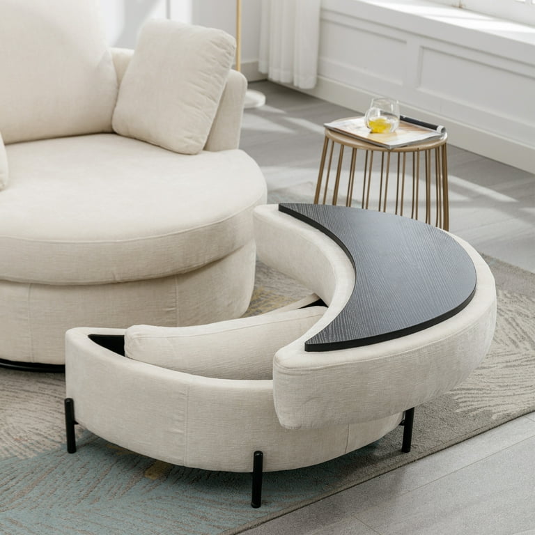 Half ottoman half coffee table store