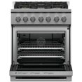 Forno FFSGS6244-36 36 Stainless Steel Natural Gas Range with 5.36 cu ...