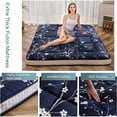 Portable Trifold Futon Mattress, Extra Thick Twin Size Japanese Floor ...
