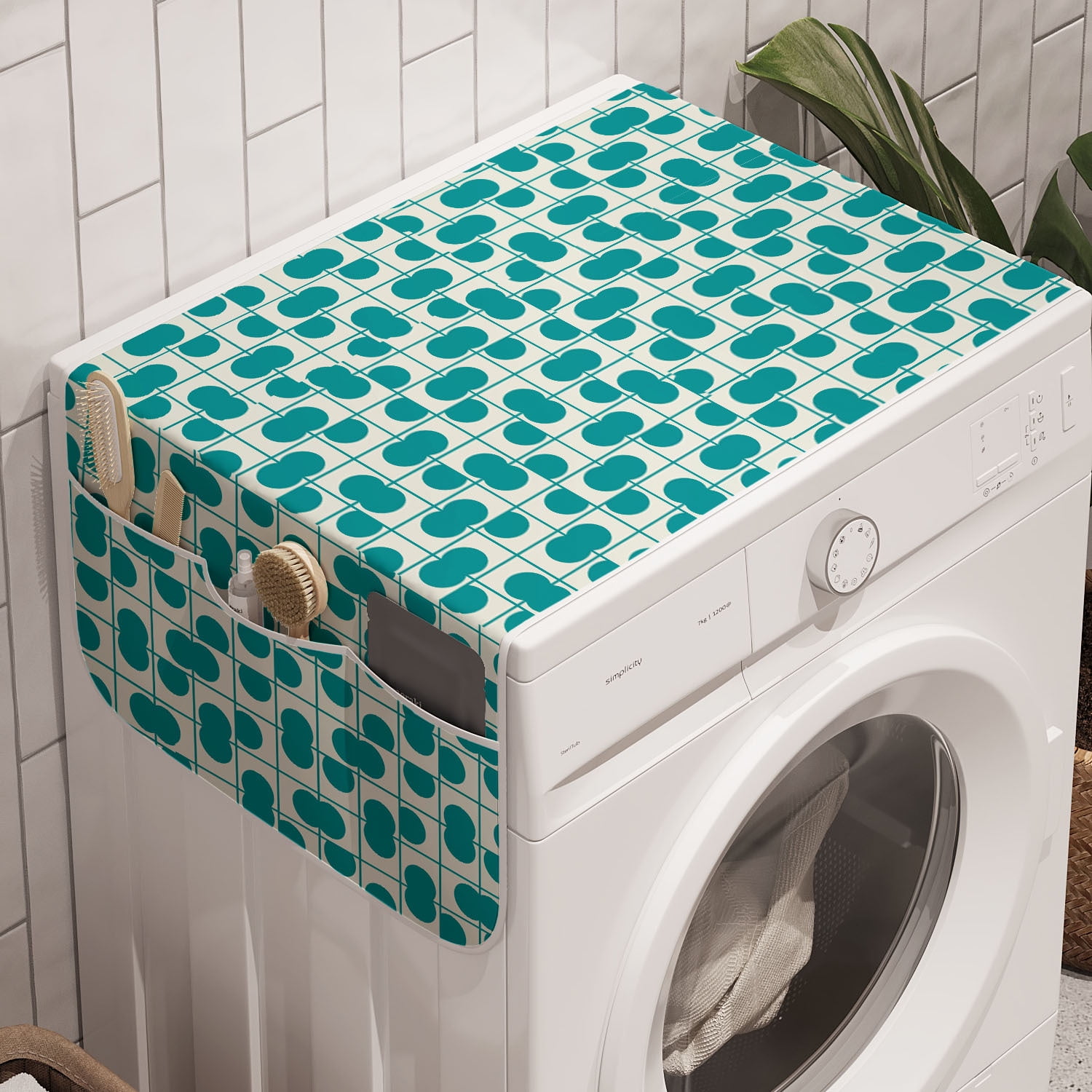 Abstract Washing Machine Organizer, Minimalistic Dots Arrangement ...