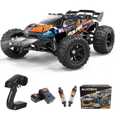 1:10 Scale Fast Brushless Motor RC Car, IPX5 Waterproof RC Truck with ...