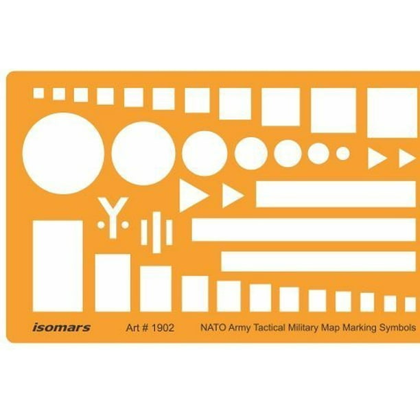 FineArt NATO Troops Movement Army Tactical Military Map Marking Symbols ...