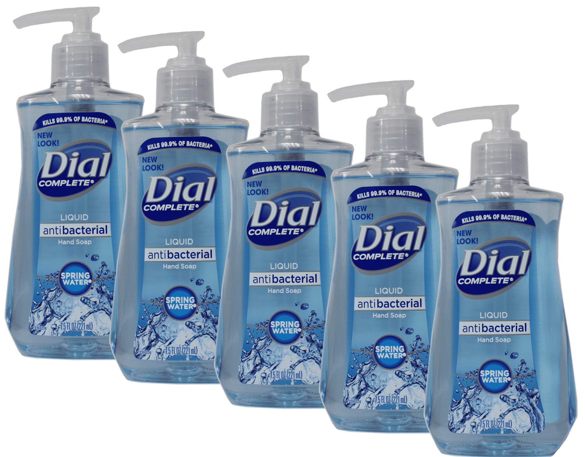 Dial Complete Liquid Antibacterial Hand Soap Spring Water 7.5 oz Pack ...