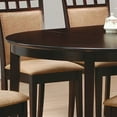 Gabriel Extendable Oval Dining Table in Cappuccino, Made of Wood ...