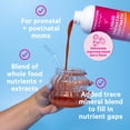 Pink Stork Liquid Prenatal Vitamin: Organic Blend, Folate, Iron, Zinc ...