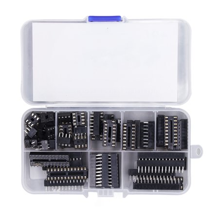 IC Socket Set,66Pcs IC Chip Socket DIPIC Socket Flat Pin IC Socket ...