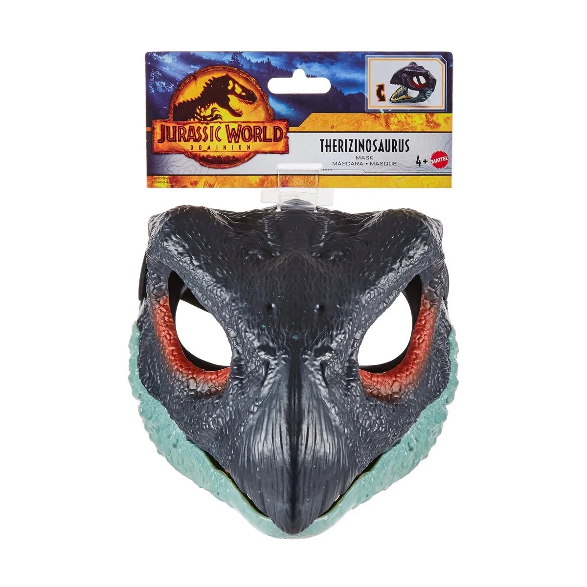 Buy Jurassic World Velociraptor Blue & Therizinosaurus Mask Bundle with ...