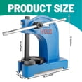 2 Ton Cast Iron Blue Manual Arbor Press, 15.35in×6.3in×17.32in Desktop ...