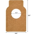 500 PCS Wine Bottle Tags Kraft, Paper Craft Wine Hanging Cellar Labels ...