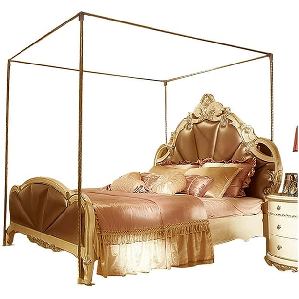 4 Corner Mosquito Netting Bracket, Stainless Steel Net Canopy Bed Frame ...