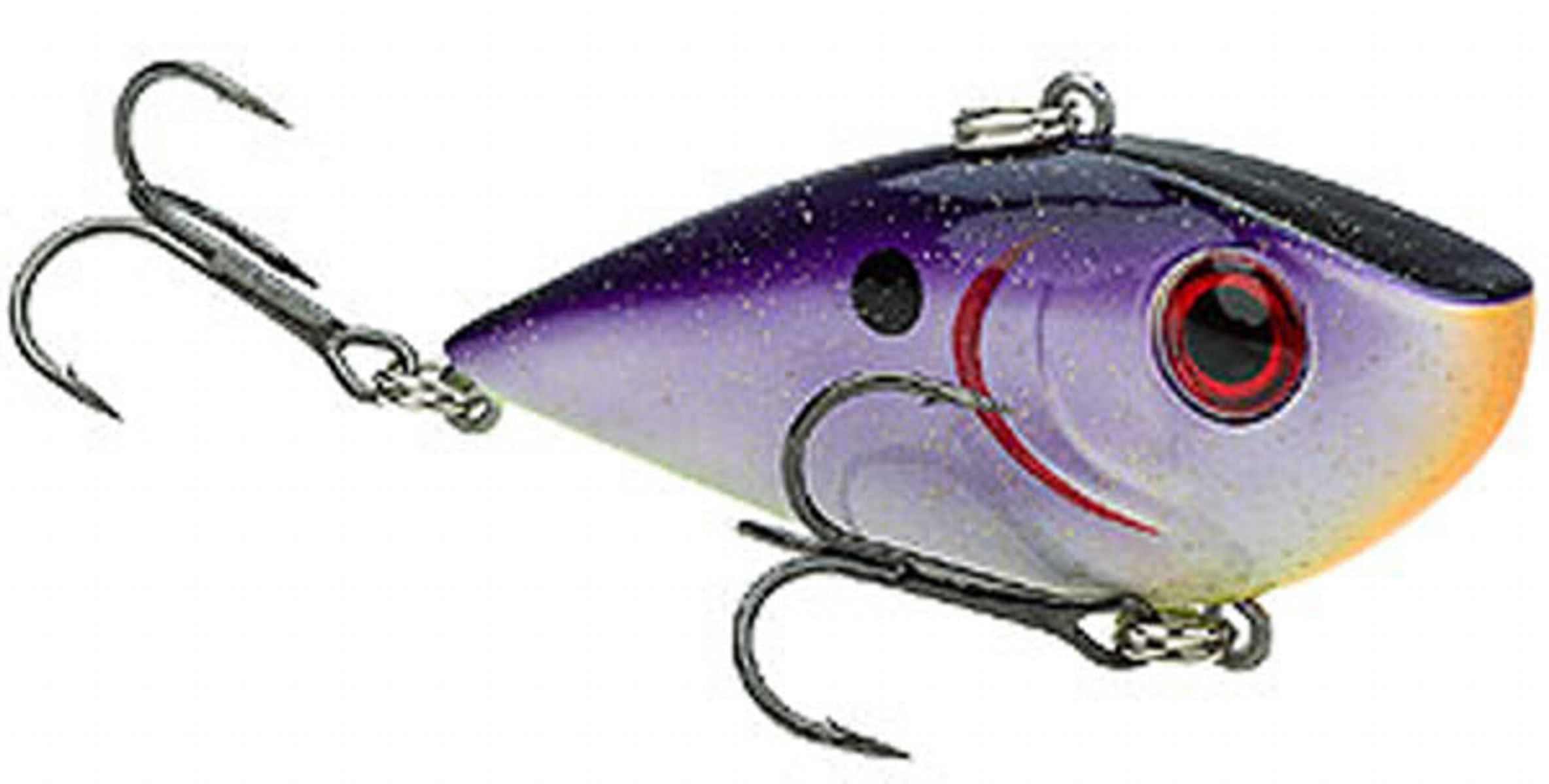 Strike King Red Eye Shad Lipless Fishing Lure, Royal Purple, 1/2 Oz ...
