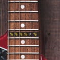 BESTYASH Self Adhesive Black Guitar Fretboard Sticker for Acoustic and ...