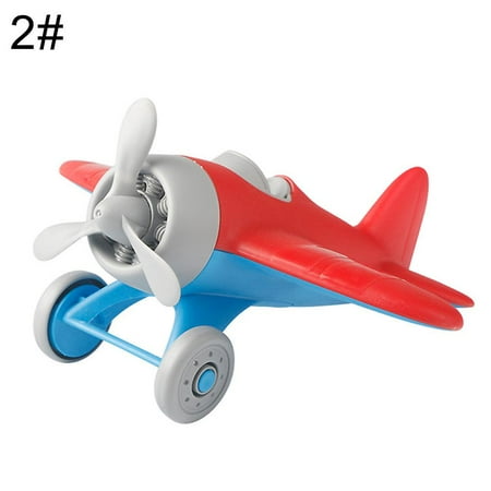 Blue 3d Slide Sea Plane Floating Bath Swimming Pool Toy Gift | Walmart ...