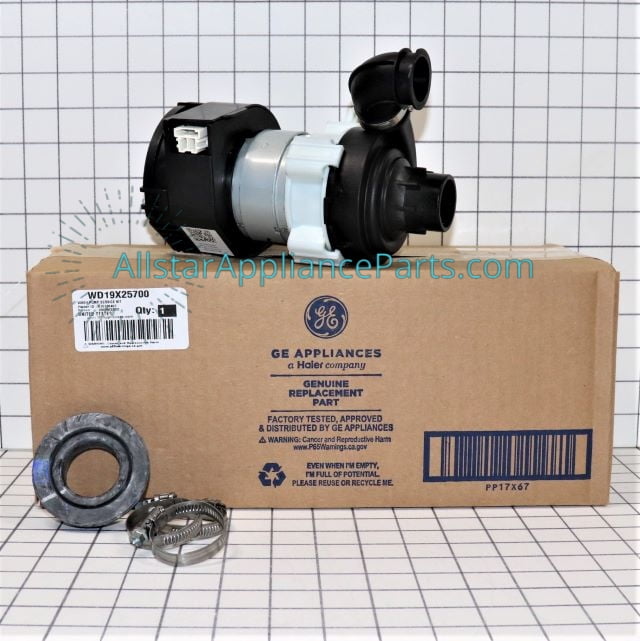 GE Dishwasher Circulation Pump Motor WD19X25700 - Walmart.com