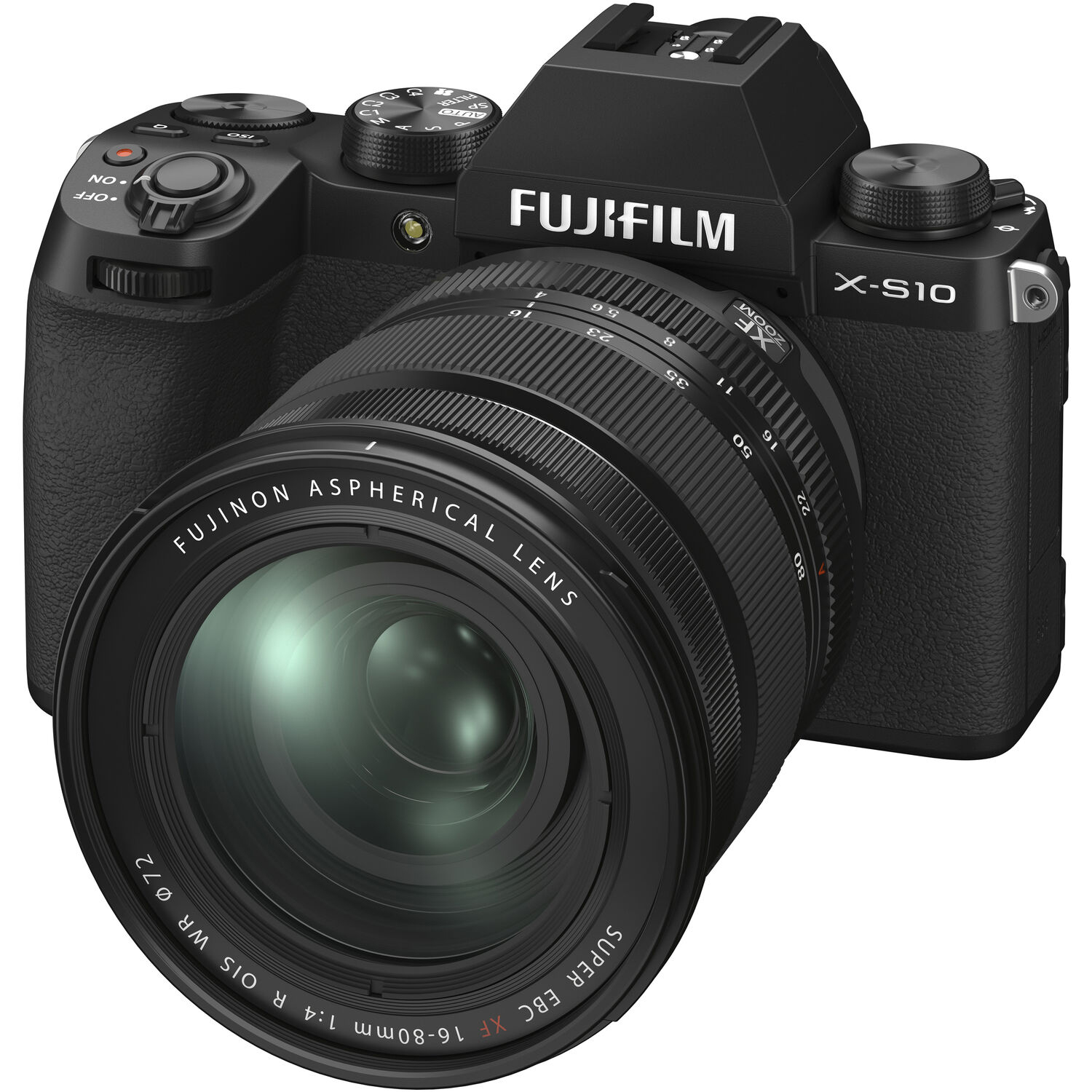 Fujifilm X S10 Mirrorless Digital Camera XF16 80mm Lens Kit Black Fujifilm X S10 Mirrorless Digital Camera XF16 80mm Lens Kit Black