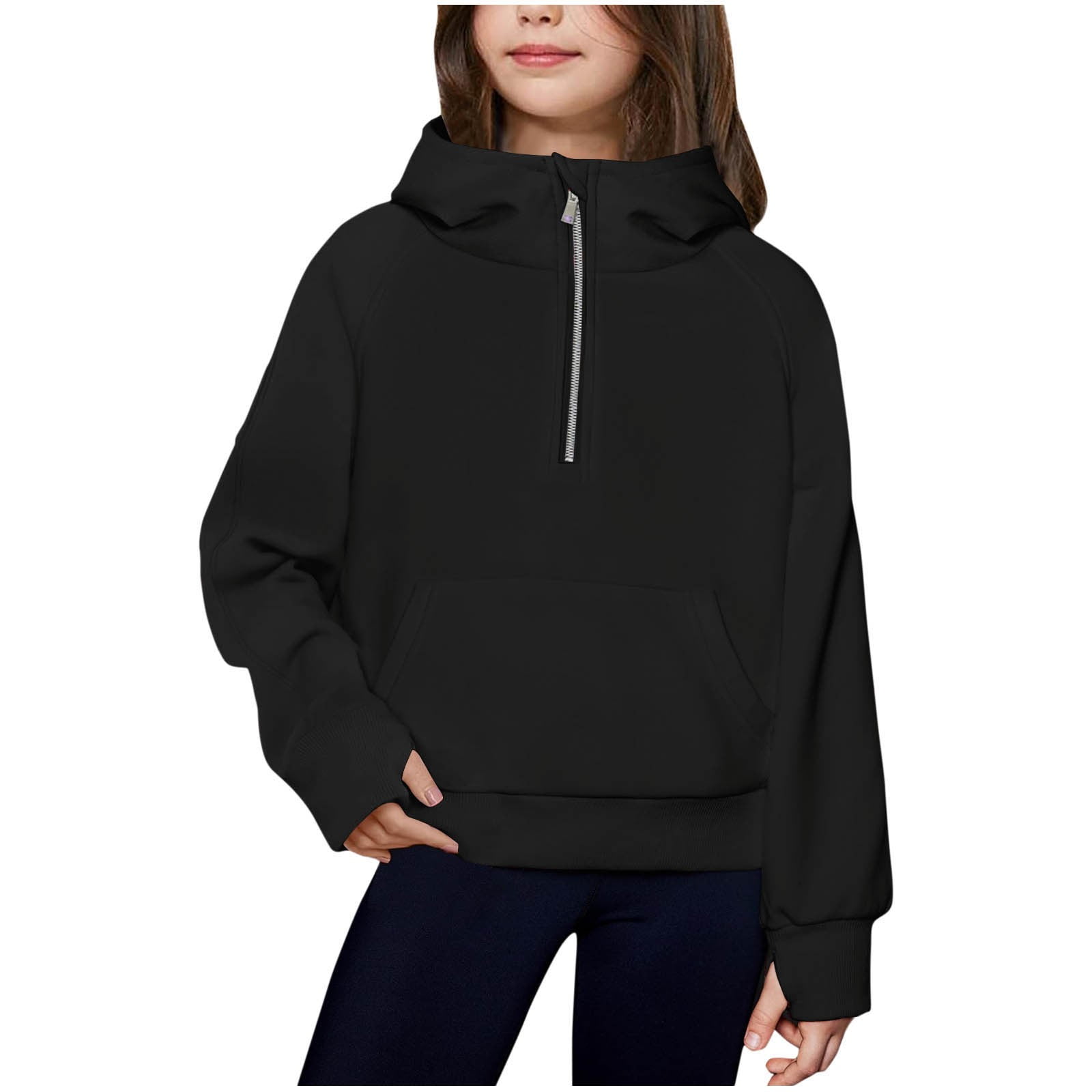 Click here for Hxshgdsn Girls Sweatshirts With Thumb Holes Cotton... prices