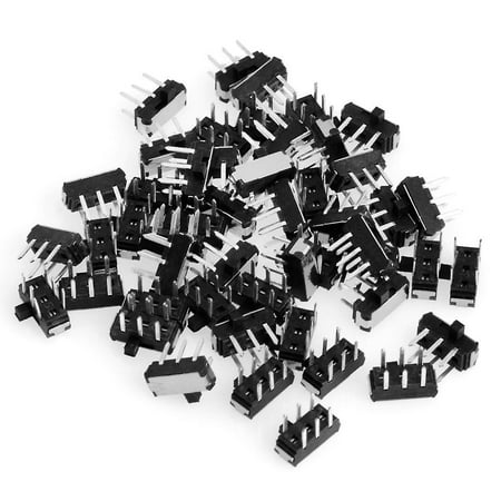 50pcs Slide Switch 6 Pin Dpdt Pcb Panel Mount Mini Micro Toggle Switch ...