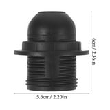 INSTAKA Threaded Socket Lamp Base E26 DIY Pendant Light Holder ...