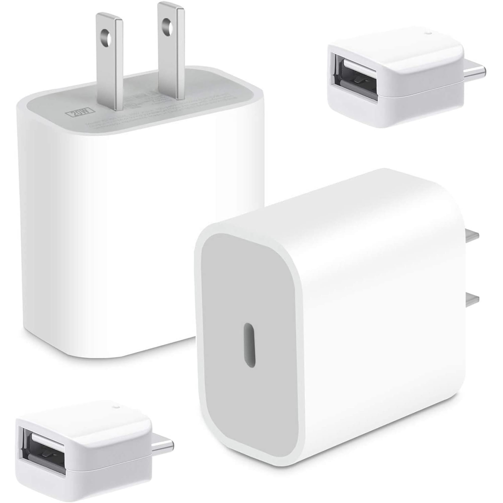 20W Power Adapter Charger and Cable USB-C for iPhone 12 Original ...
