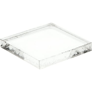Plymor Clear Acrylic Beveled Round Display Base, 7" W x 7" D x 1" H ...