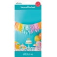 Pastel Tissue Garland 72" Multicolor Party Decoration by Way to ...