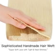 #613 Wire Hair Extensions 120g Bleach Blonde Fish Line Hair Extensions ...