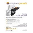 Airplane Pockets Airplane Tray Table Cover , Seat Back Organizer ...