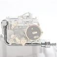 Edelbrock 8126 Chrome Steel Fuel Line Kit with 3/8 Barb Fitting ...
