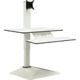 Lorell, LLR99549, Sit-to-Stand Electric Desk Riser, 1 Each, White ...