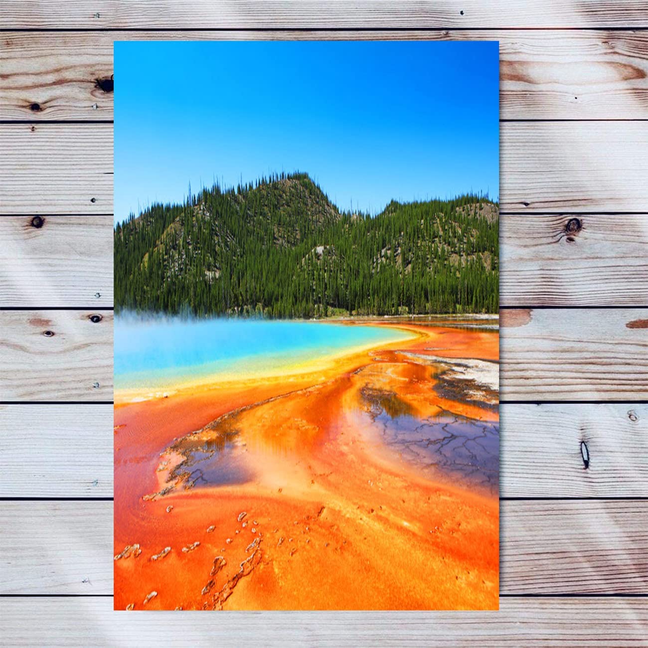 Spring Yellowstone Canvas Wall Art For Living Room Modern Artwork Grand ...