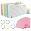 "Rumbeast 6 Packs of Colored Index Note Cards with 1 Sheet Sticky Tabs ...
