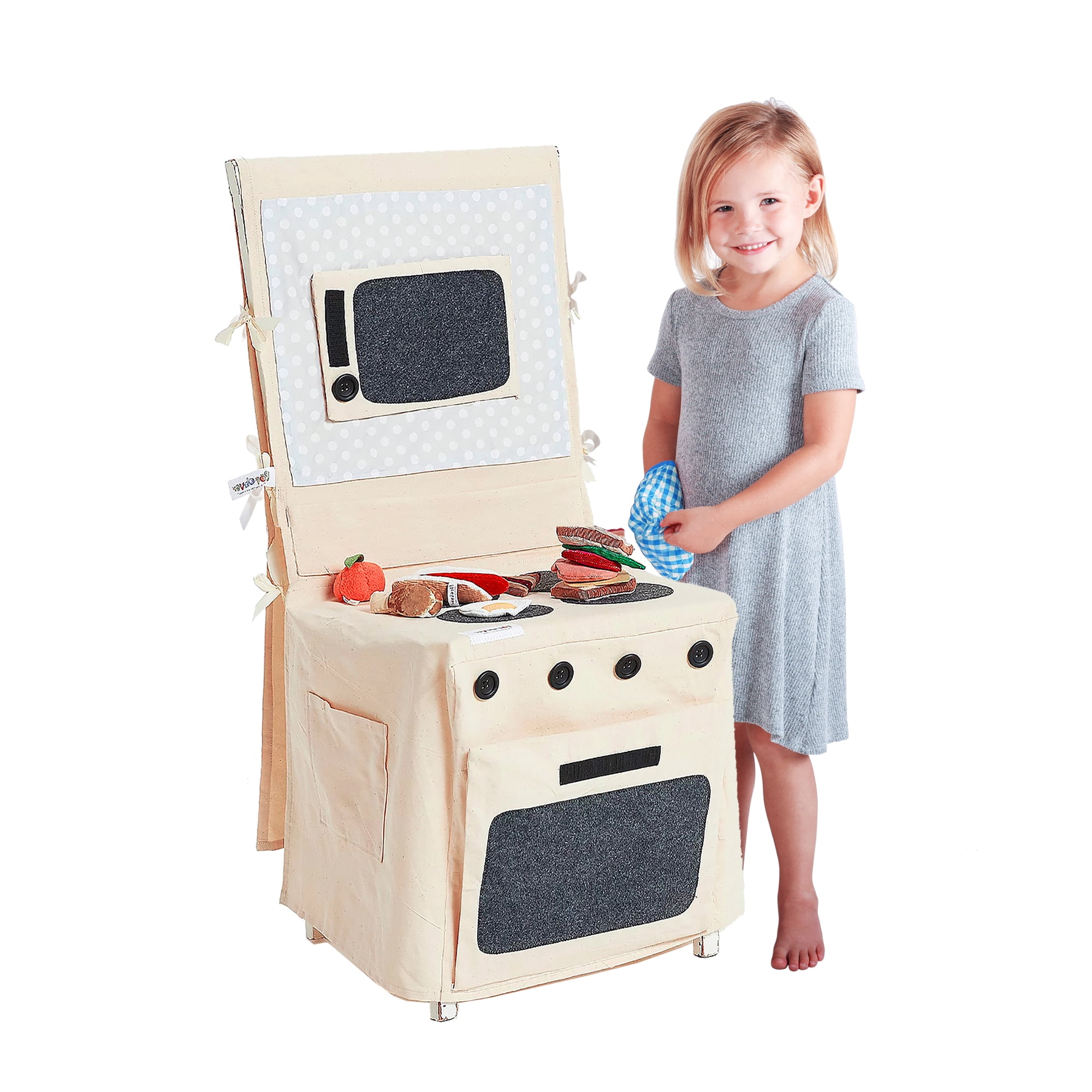 PopOhVer Stove Set Deluxe Playset - Pretend Play Kitchen Playset, Ages ...