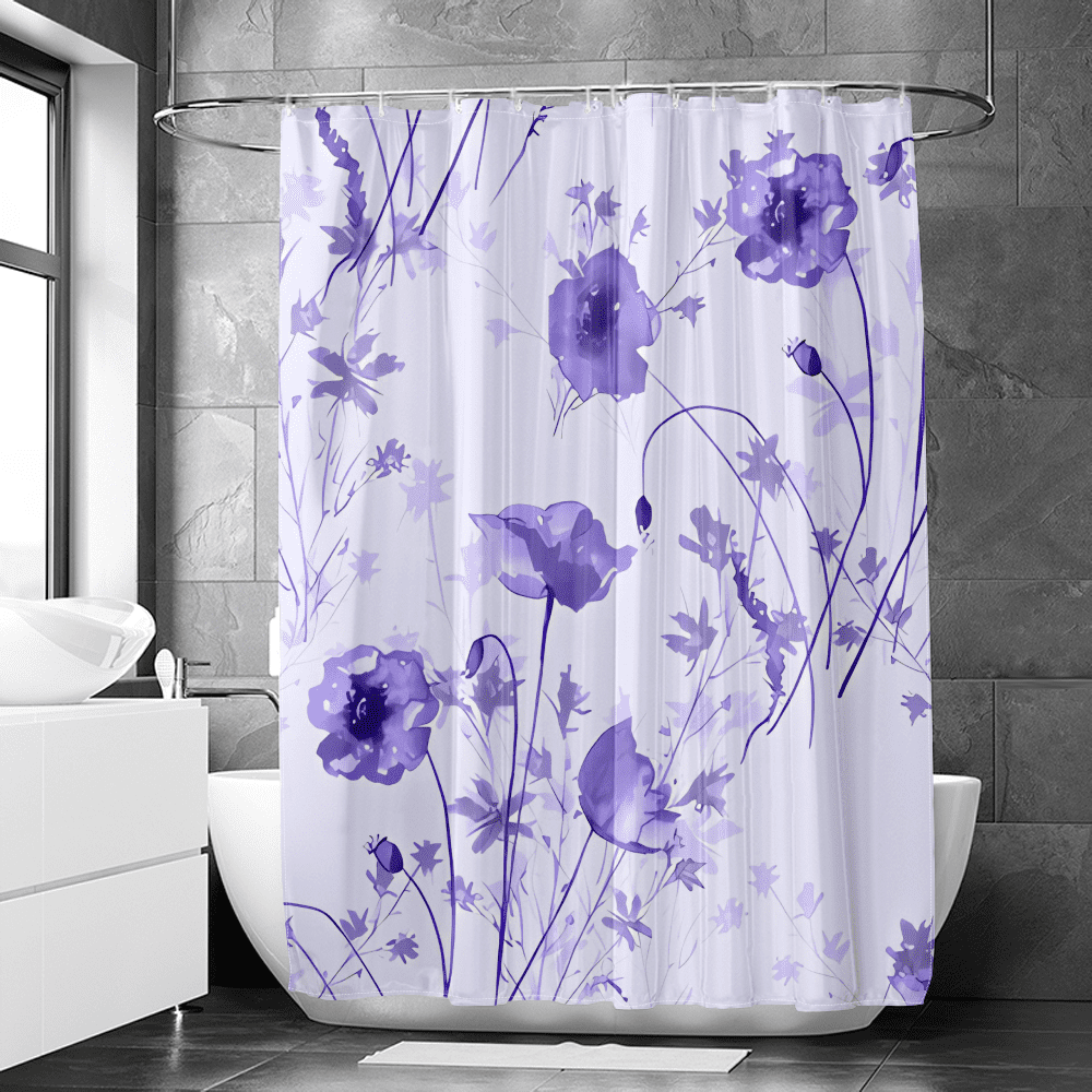 Shower Curtain Likable Water Repellent Colorful Shower Liner for Family ...