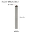 M3 Internal Thread Dowel Pin 5 Pack 5x40mm Chamfering Flat Carbon Steel ...
