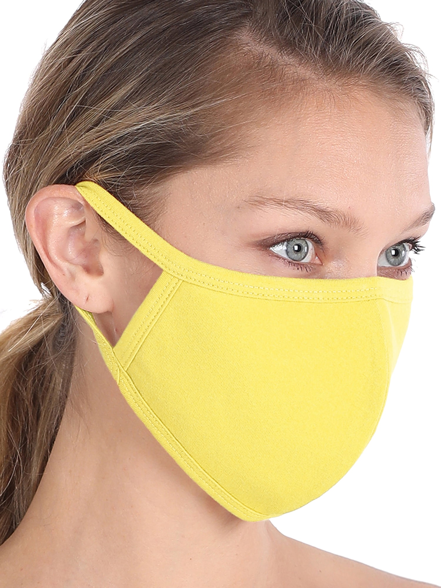 "Fashion Washable Soft Cotton Adults Unisex One Size Face Covering Mask ...